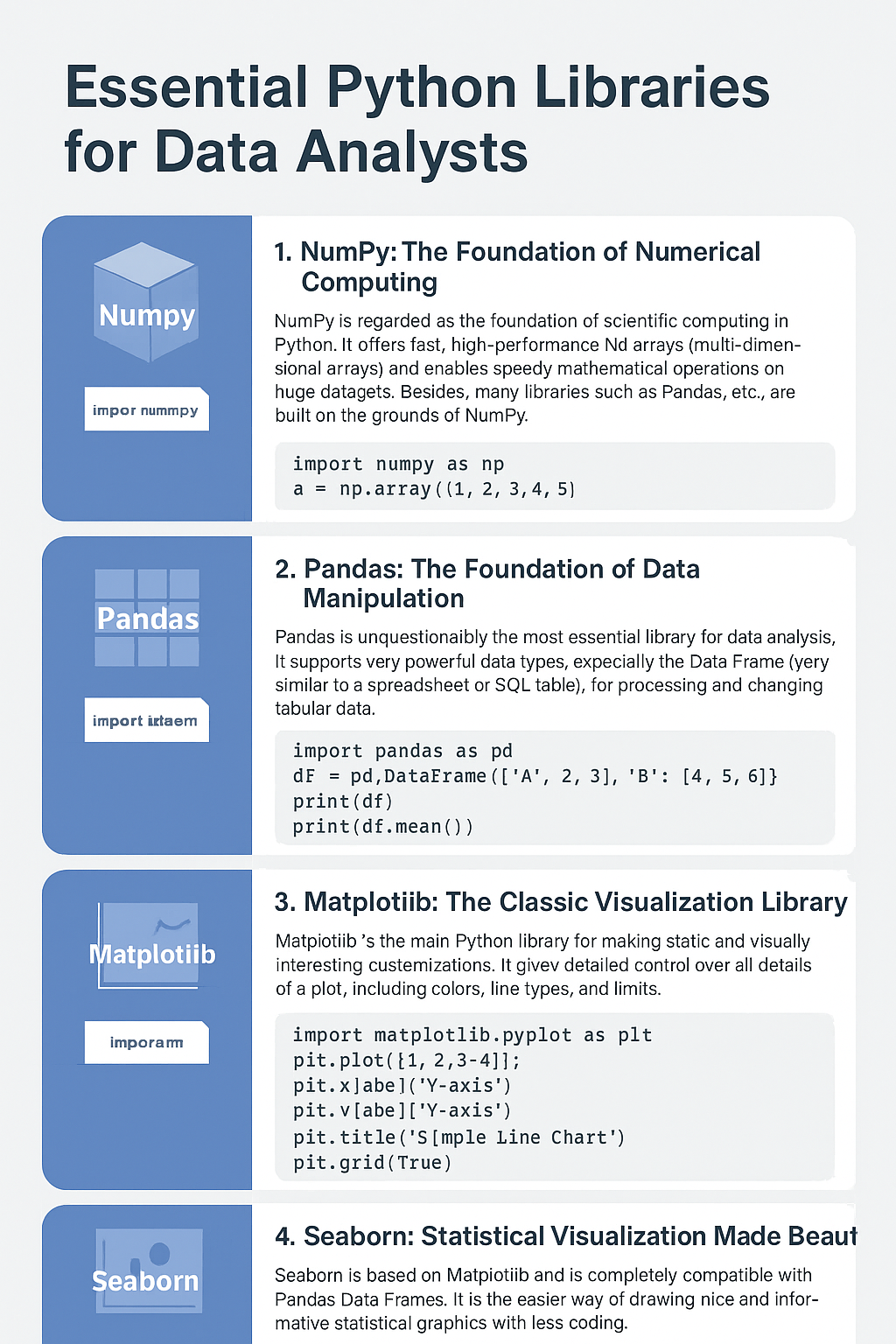 Top Python Libraries Every Data Analyst Should Know - Crazeneurons